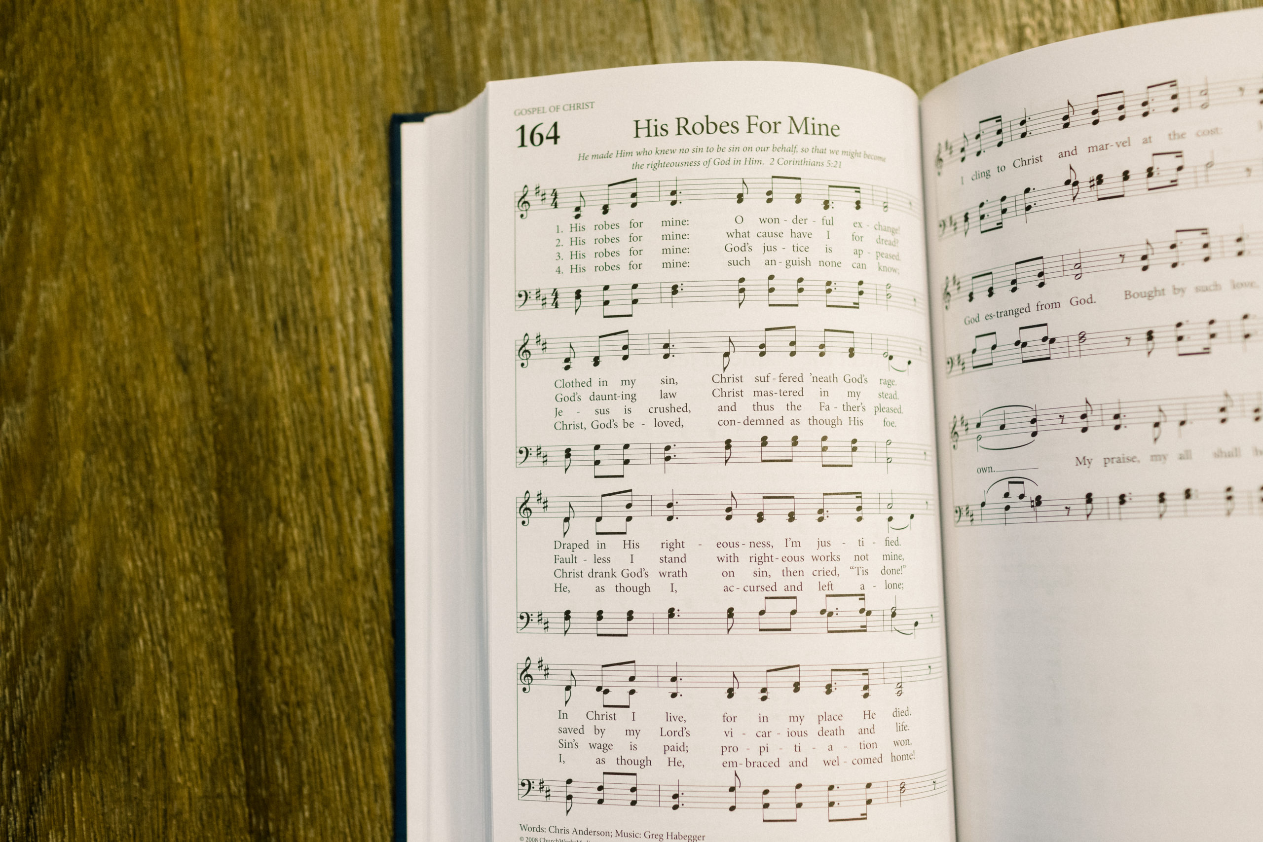 His Robes For Mine - Grace Music